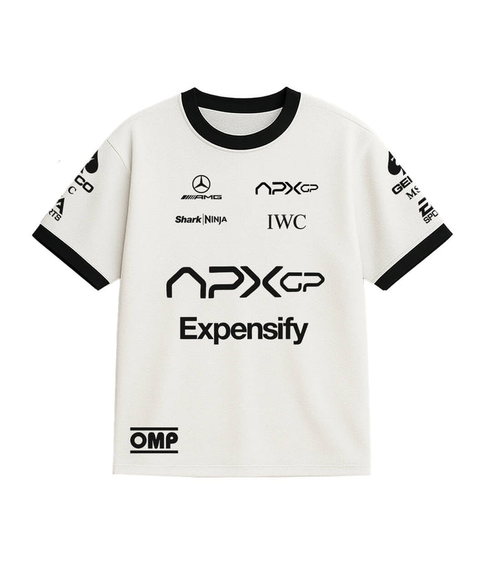 Apex GP White All Season Oversized Tee – Armadio India