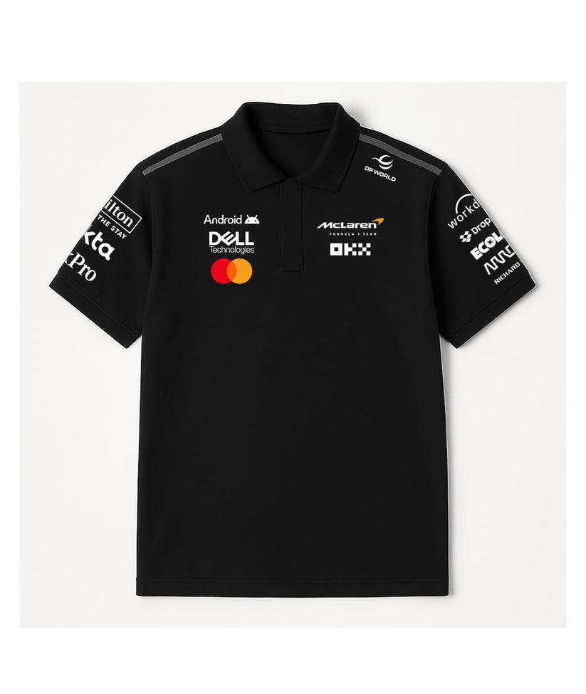 McLaren Black Performance Polo – Armadio India